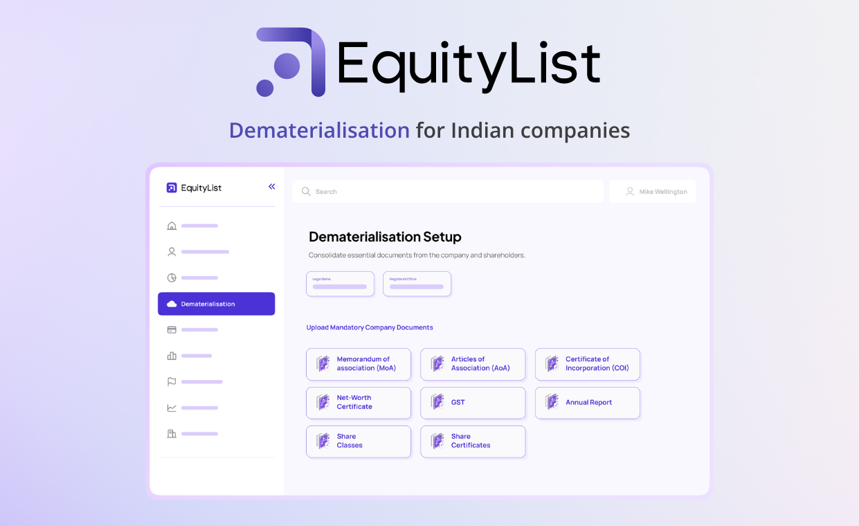 Dematerialisation of Shares for Indian Companies | EquityList